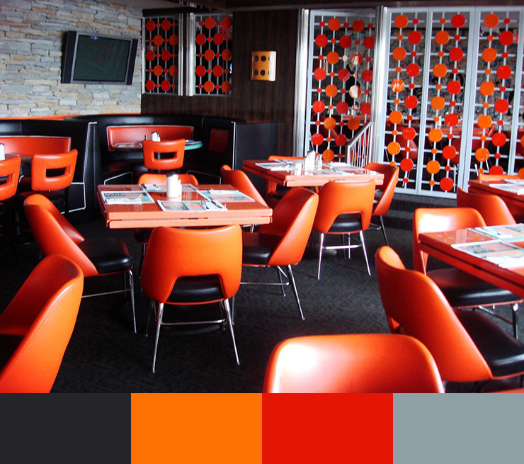 10 Restaurant interior design color schemes