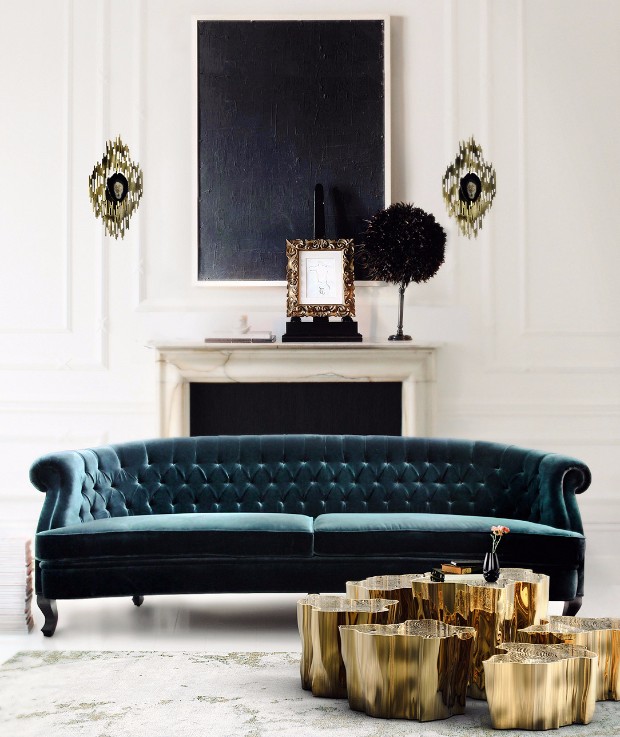 8 Stunning Velvet Sofas for your Living Room