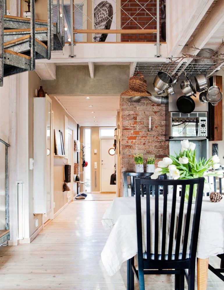 Inspiring Industrial Interiors That Features Exposed Brick Walls
