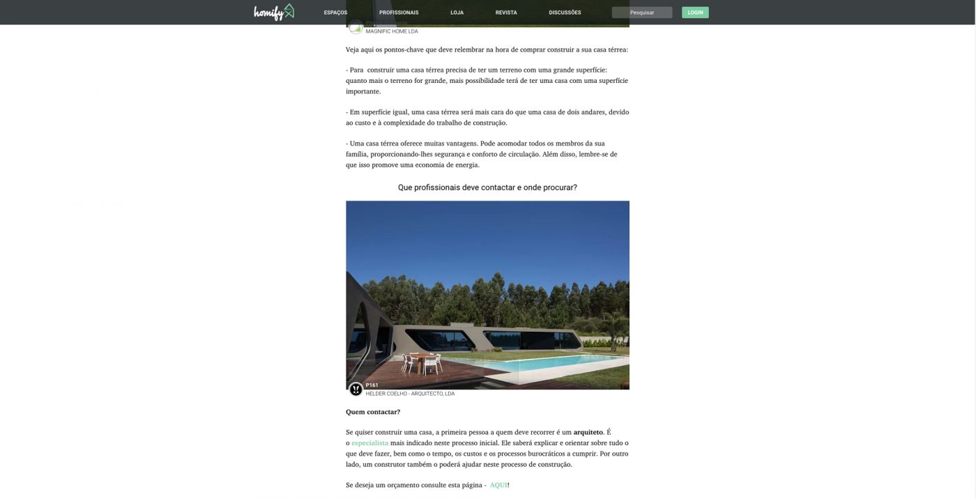 A Razão Por que O Homify É A Plataforma Onde Deve Estar Presente
