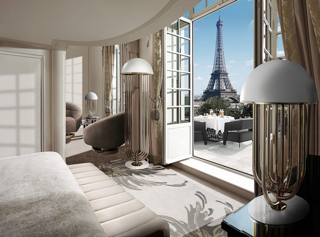 STUNNING BEDROOM WITH PARIS VIEW