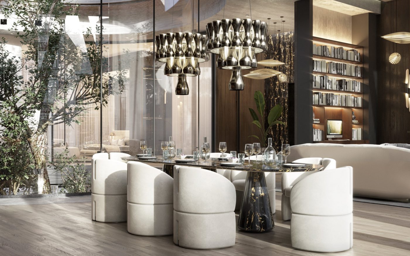 BE INSPIRED BY THIS SOPHISTICATED DINING ROOM